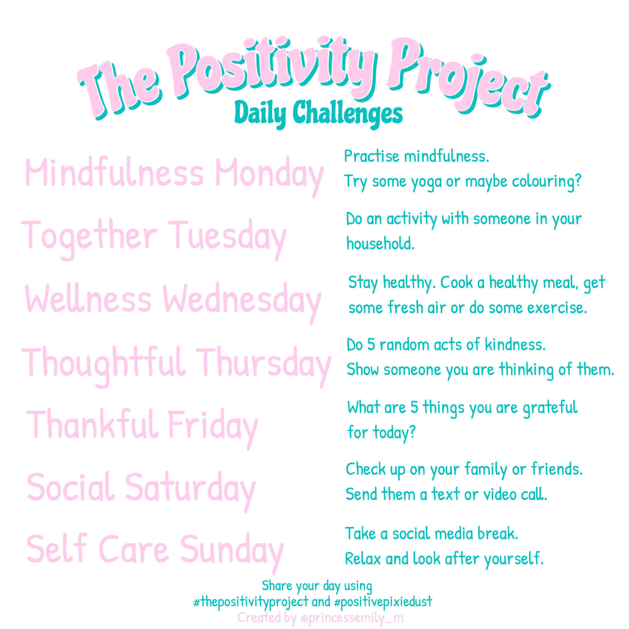 The Positivity Project – Lilac Daisies