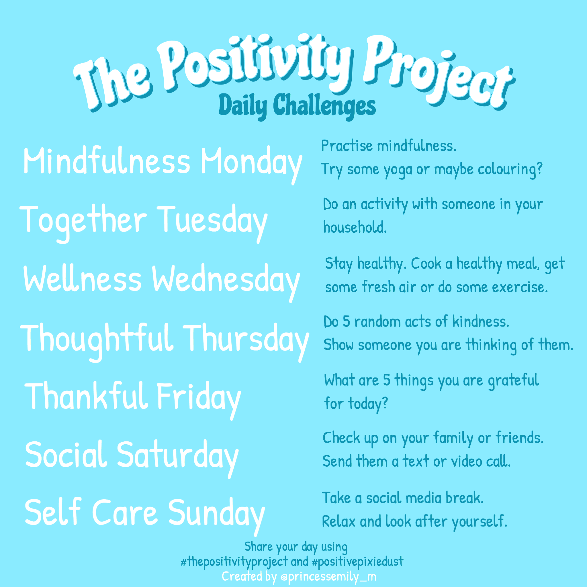 The Positivity Project – Lilac Daisies