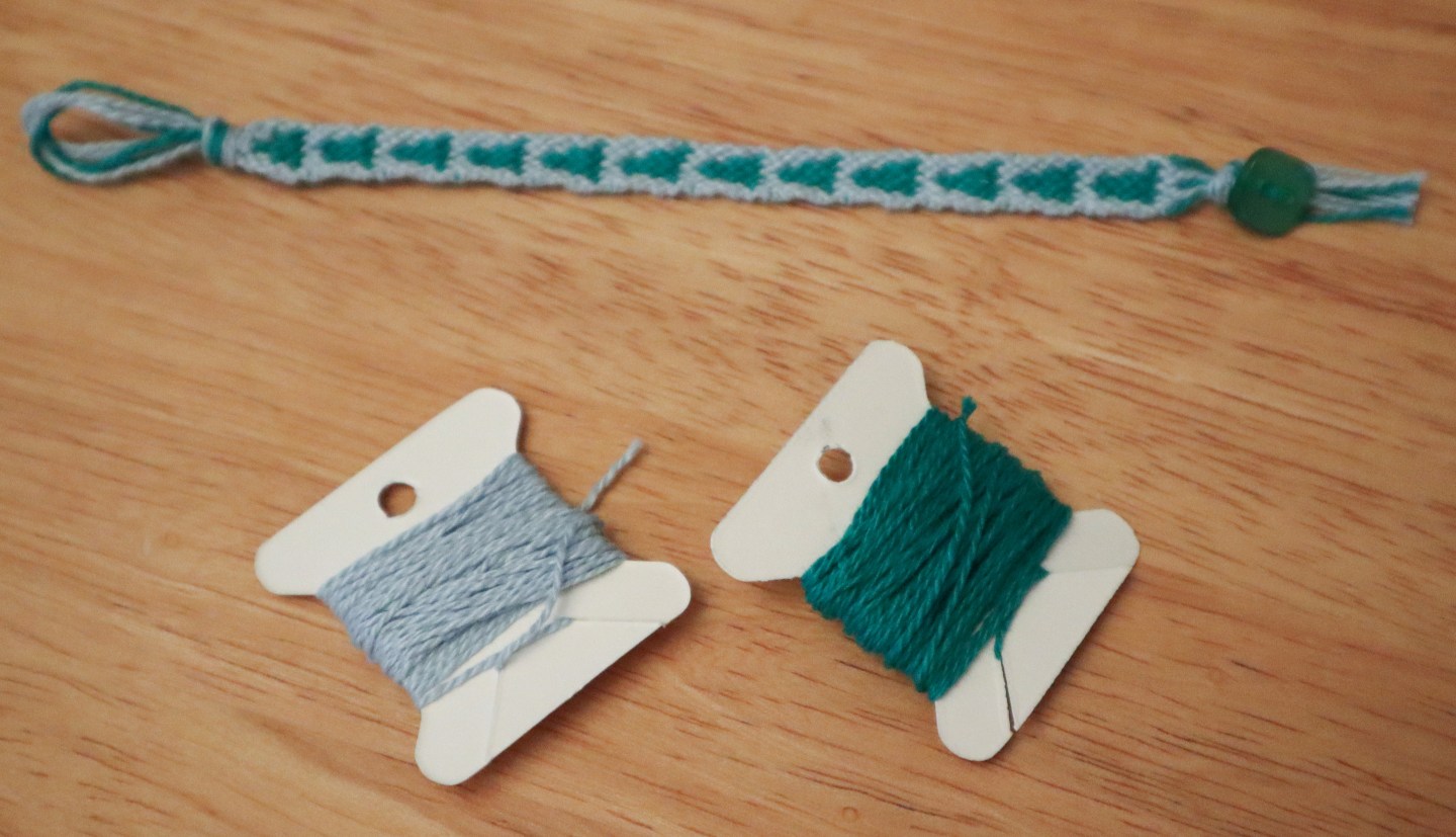 12 Crafts of Christmas 2021: Day 9 Christmas Tree Friendship Bracelet ...